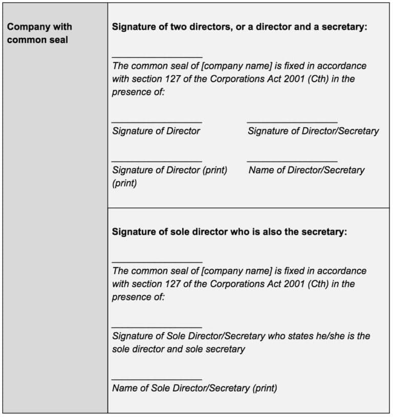 3 Ways for a Company to Validly Sign a Contract | LegalVision